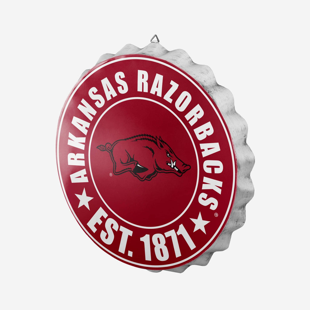 Arkansas Razorbacks Bottle Cap Wall Sign FOCO