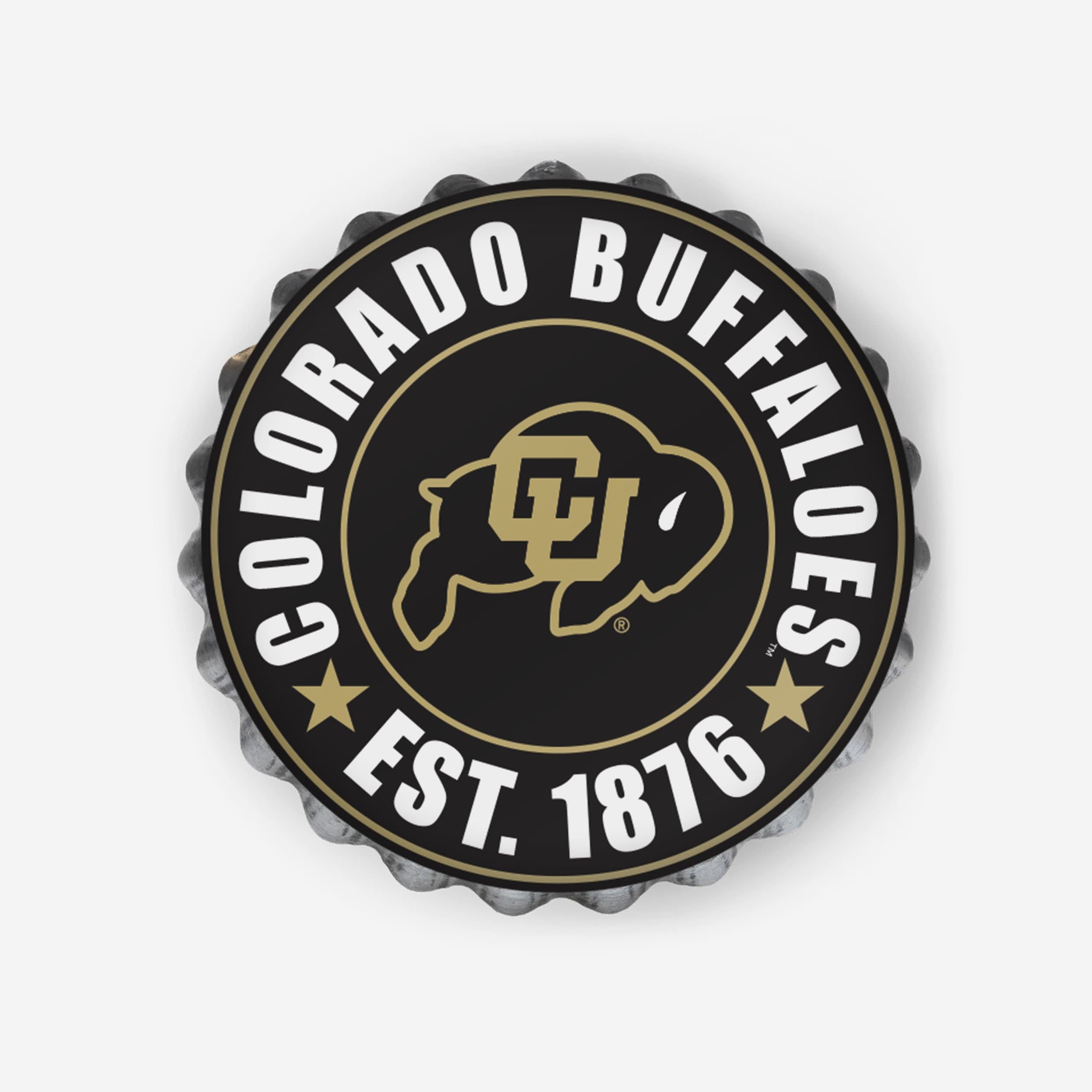 Colorado Buffaloes Bottle Cap Wall Sign FOCO