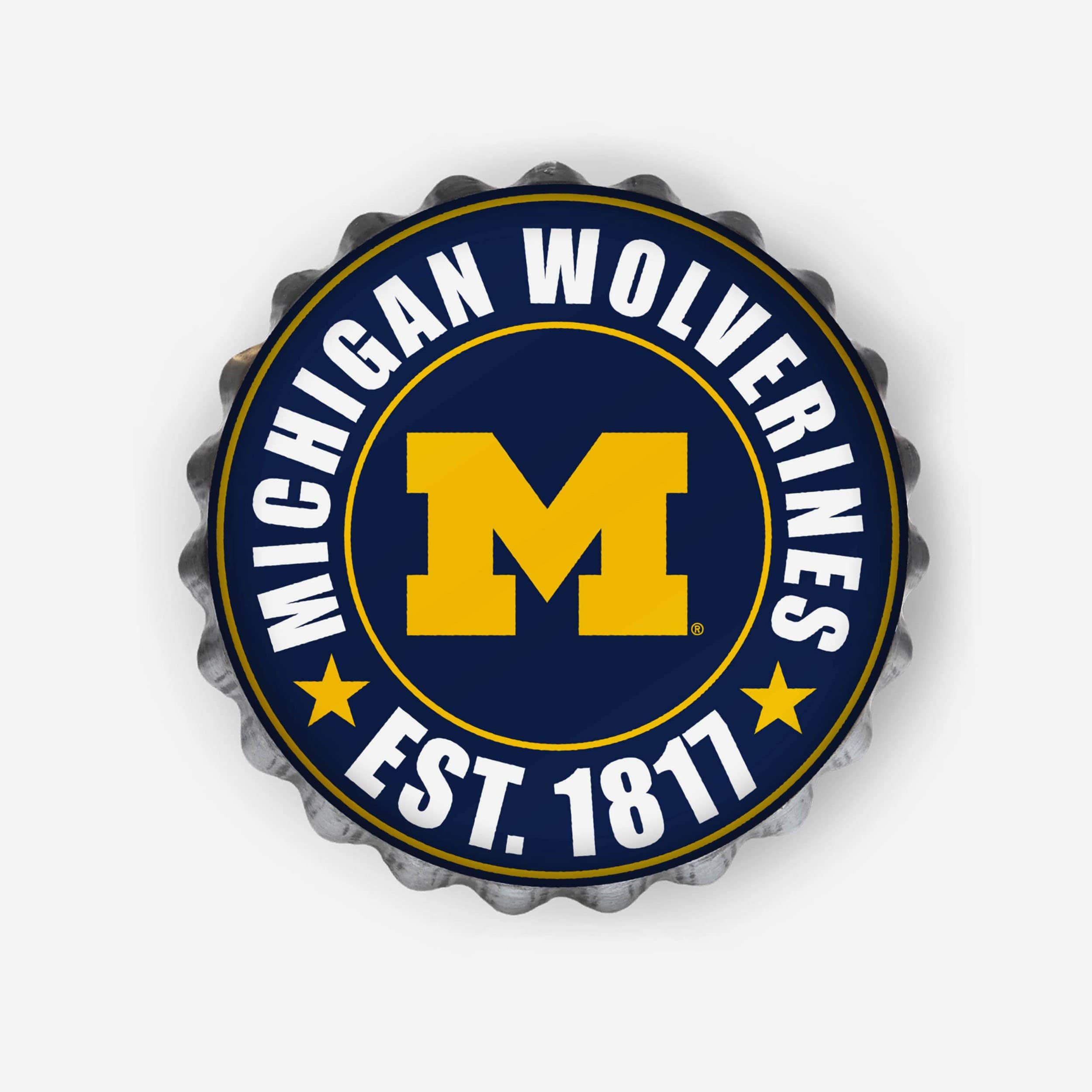 Michigan Wolverines Bottle Cap Wall Sign FOCO