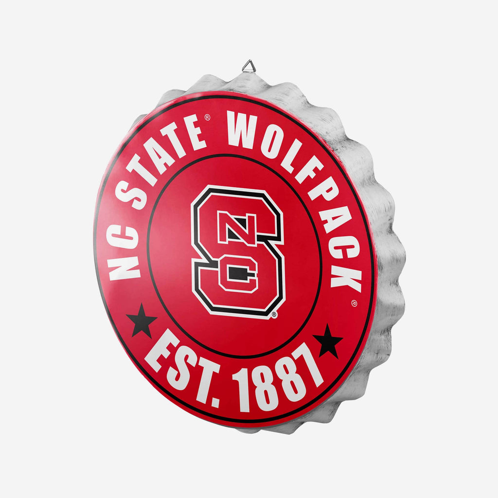 NC State Wolfpack Bottle Cap Wall Sign FOCO