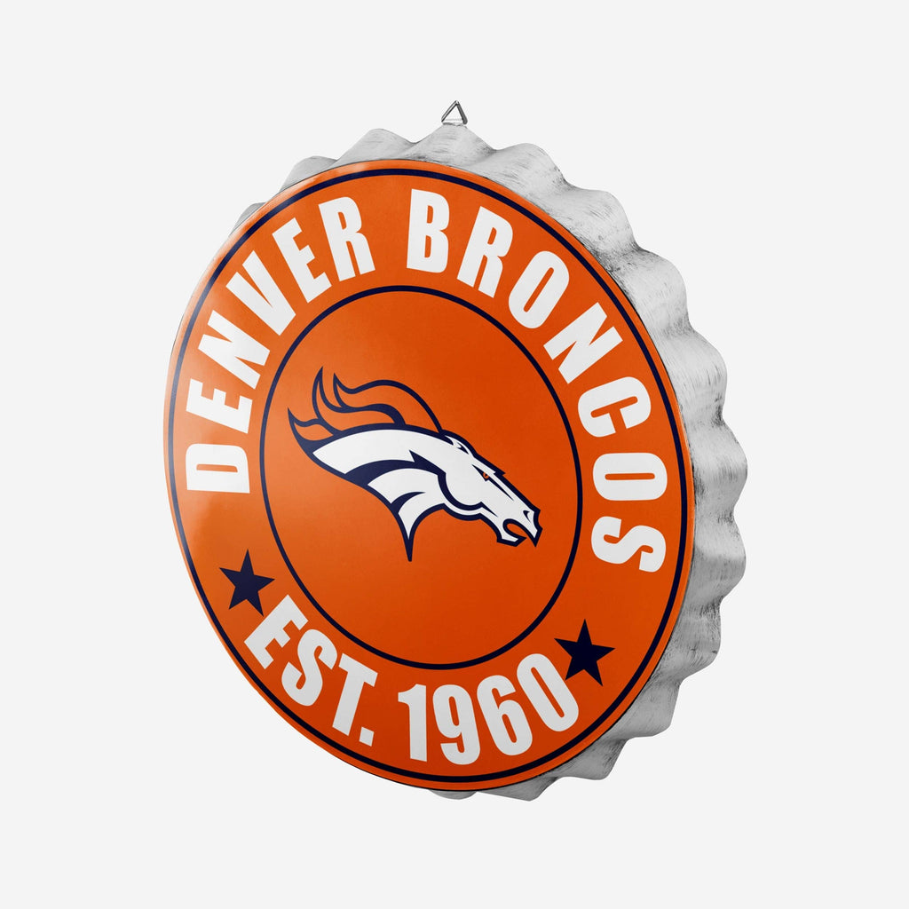 Denver Broncos Bottle Cap Wall Sign FOCO