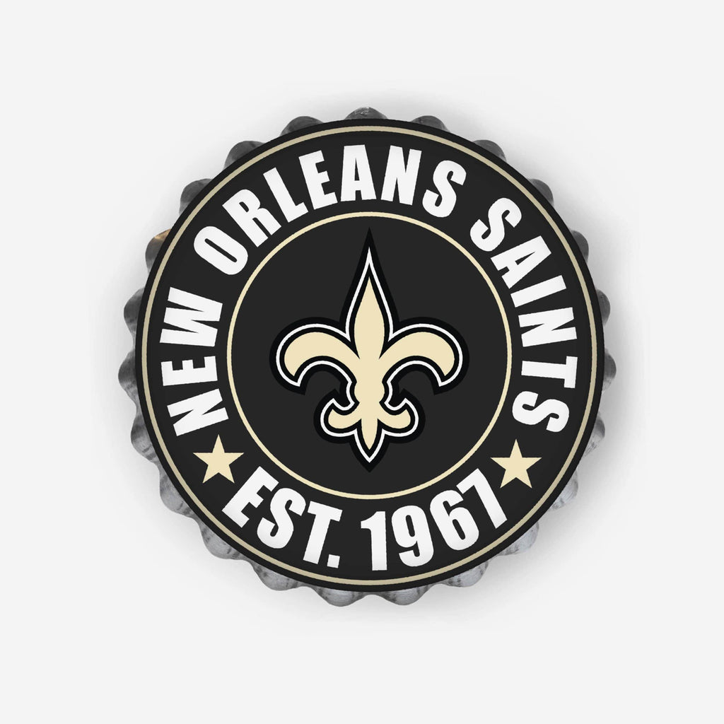 New Orleans Saints Bottle Wall Sign FOCO