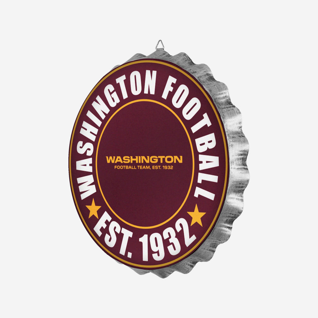 Washington Commanders Original Bottle Cap Wall Sign FOCO