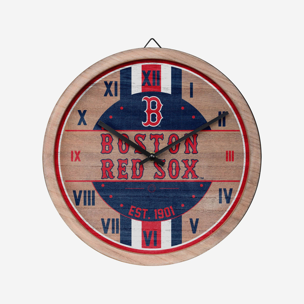 Boston Red Sox Barrel Wall Clock FOCO