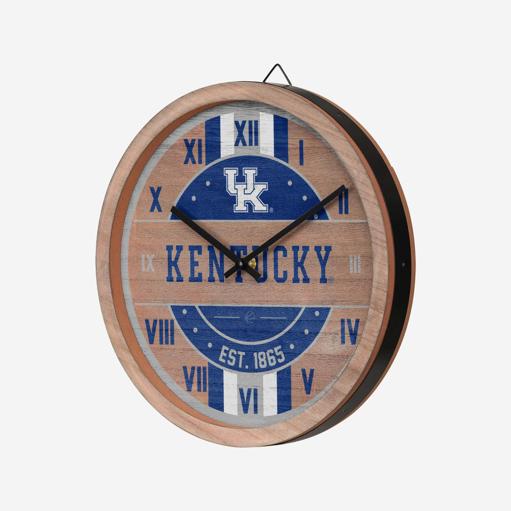 Kentucky Wildcats Barrel Wall Clock FOCO