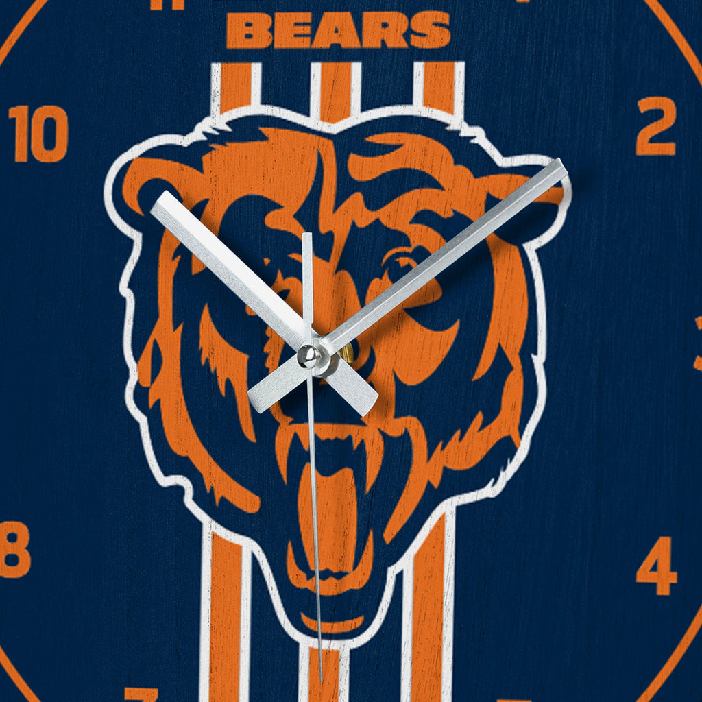 Chicago Bears Team Stripe Clock FOCO
