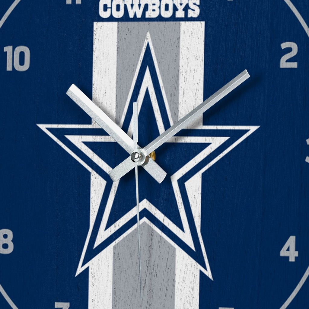 Dallas Cowboys Team Stripe Clock FOCO