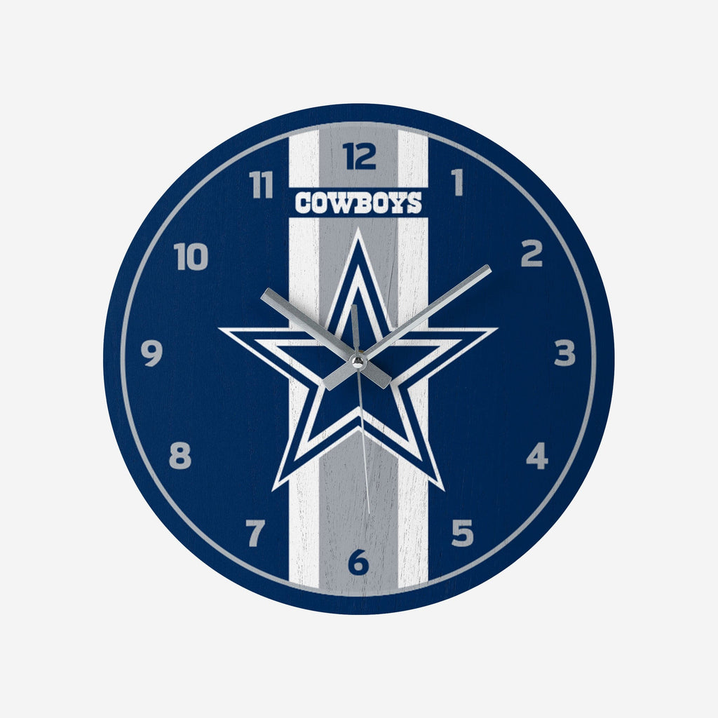 Dallas Cowboys Team Stripe Clock FOCO