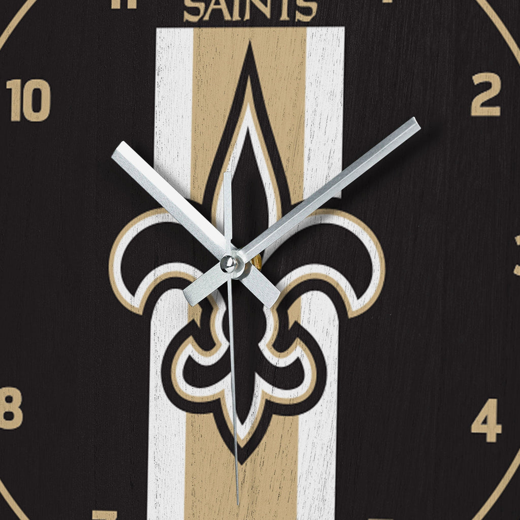 New Orleans Saints Team Stripe Clock FOCO