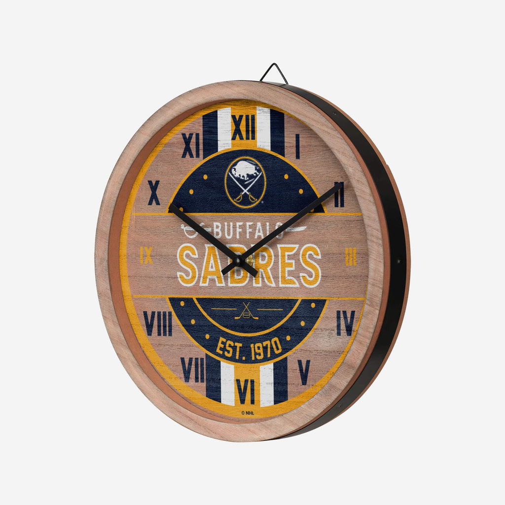 Buffalo Sabres Barrel Wall Clock FOCO