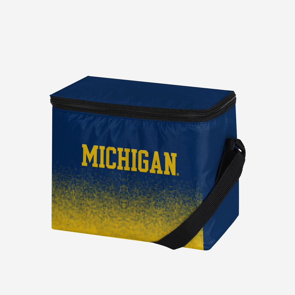 Michigan Wolverines Gradient Big Logo Gradient 6 Pack Cooler FOCO