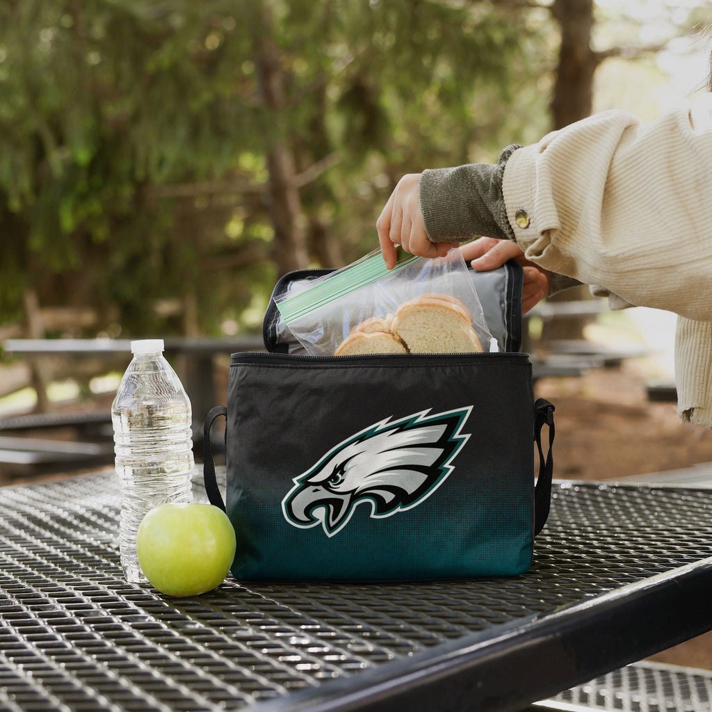 Philadelphia Eagles Big Logo Gradient 6 Pack Cooler FOCO