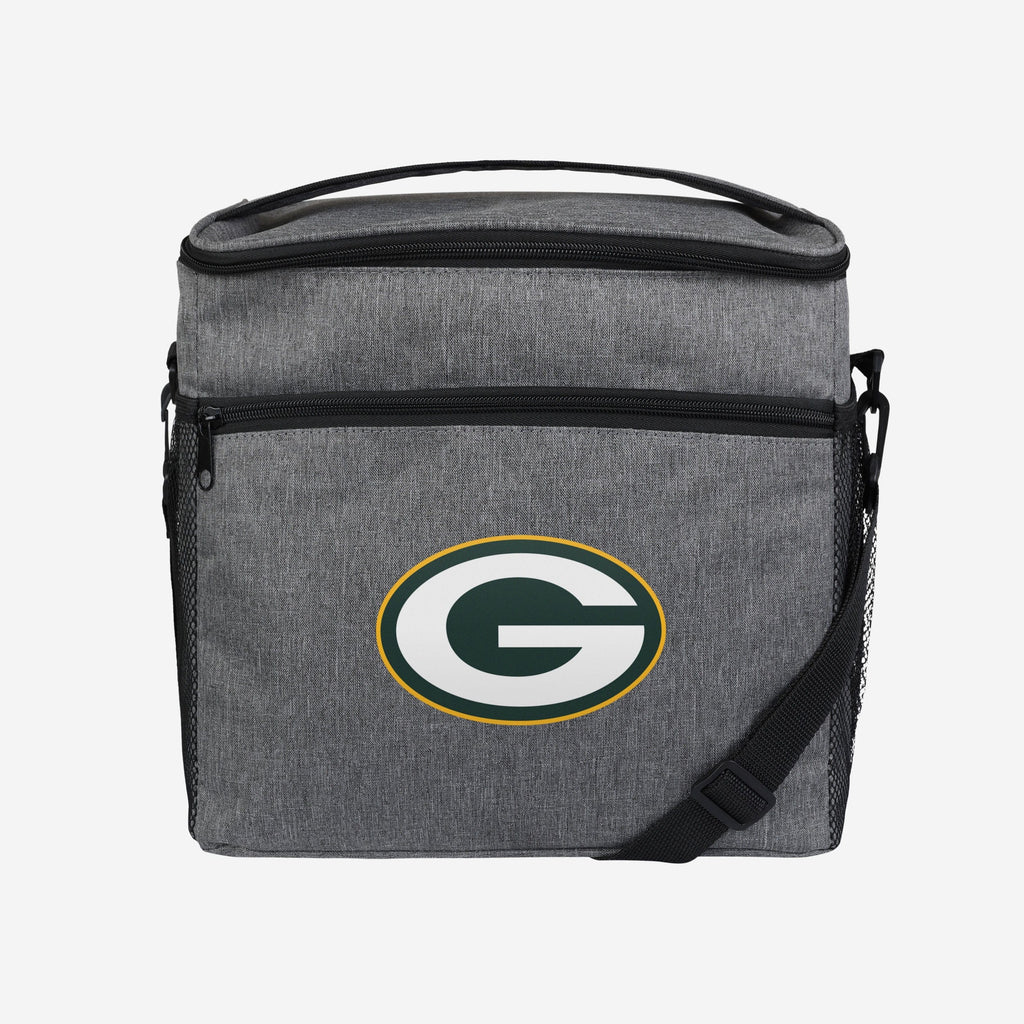 Green Bay Packers Heather Grey Tailgate 24 Pack Cooler FOCO
