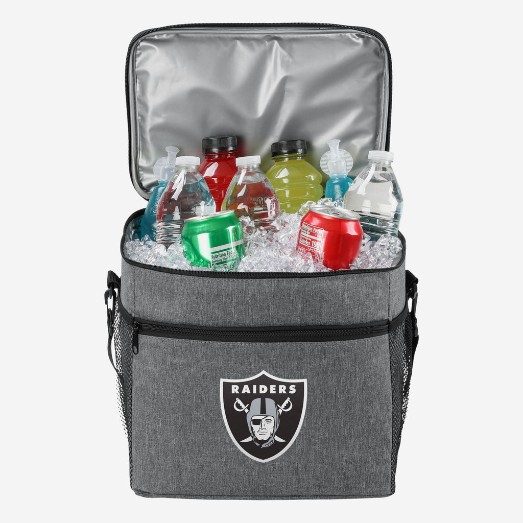Las Vegas Raiders Heather Grey Tailgate 24 Pack Cooler FOCO