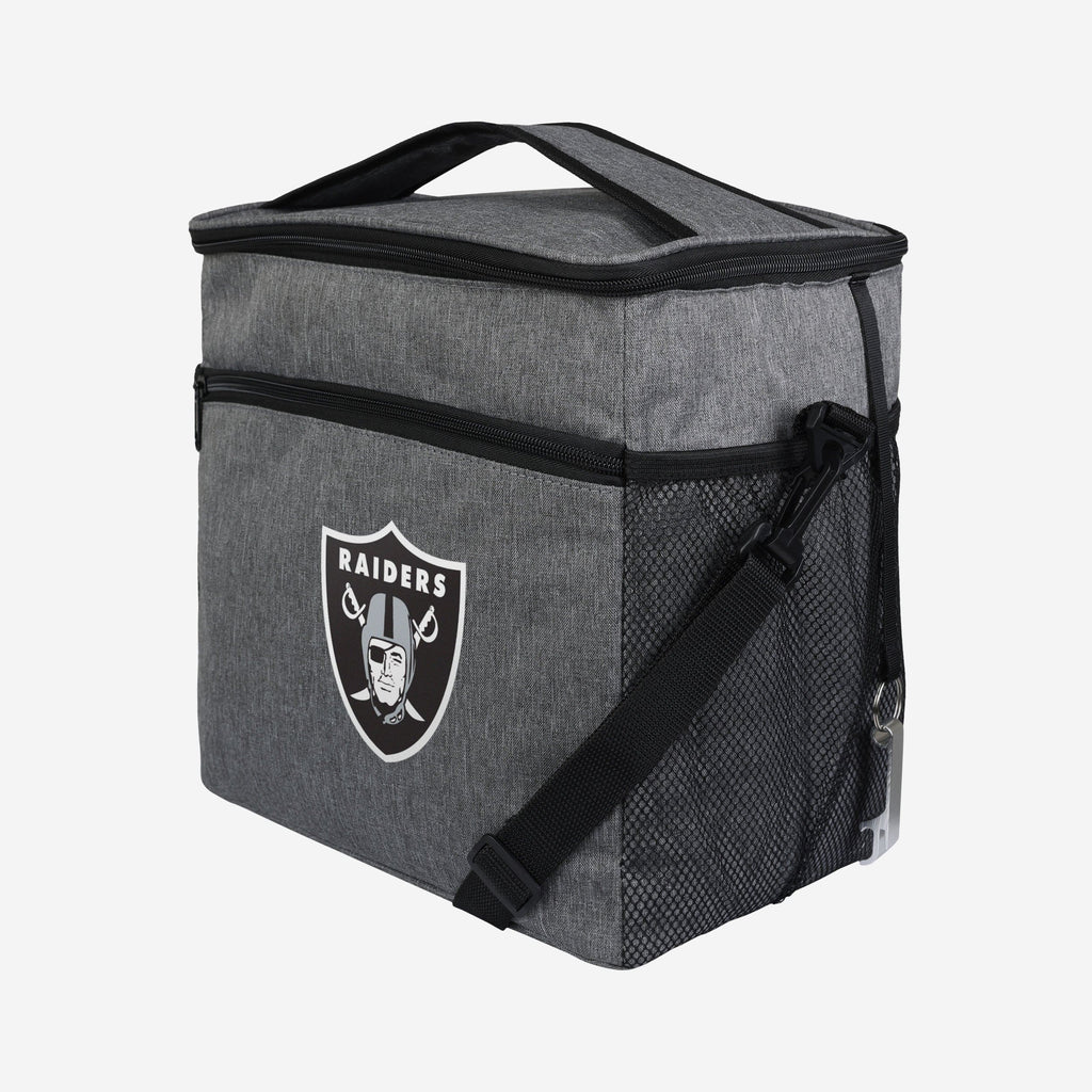 Las Vegas Raiders Heather Grey Tailgate 24 Pack Cooler FOCO