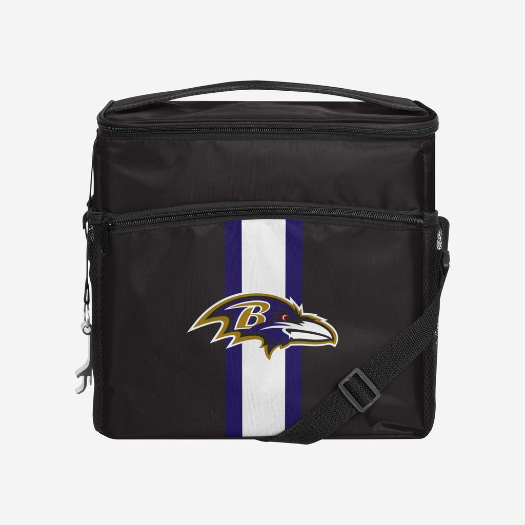 Baltimore Ravens Team Stripe Tailgate 24 Pack Cooler FOCO
