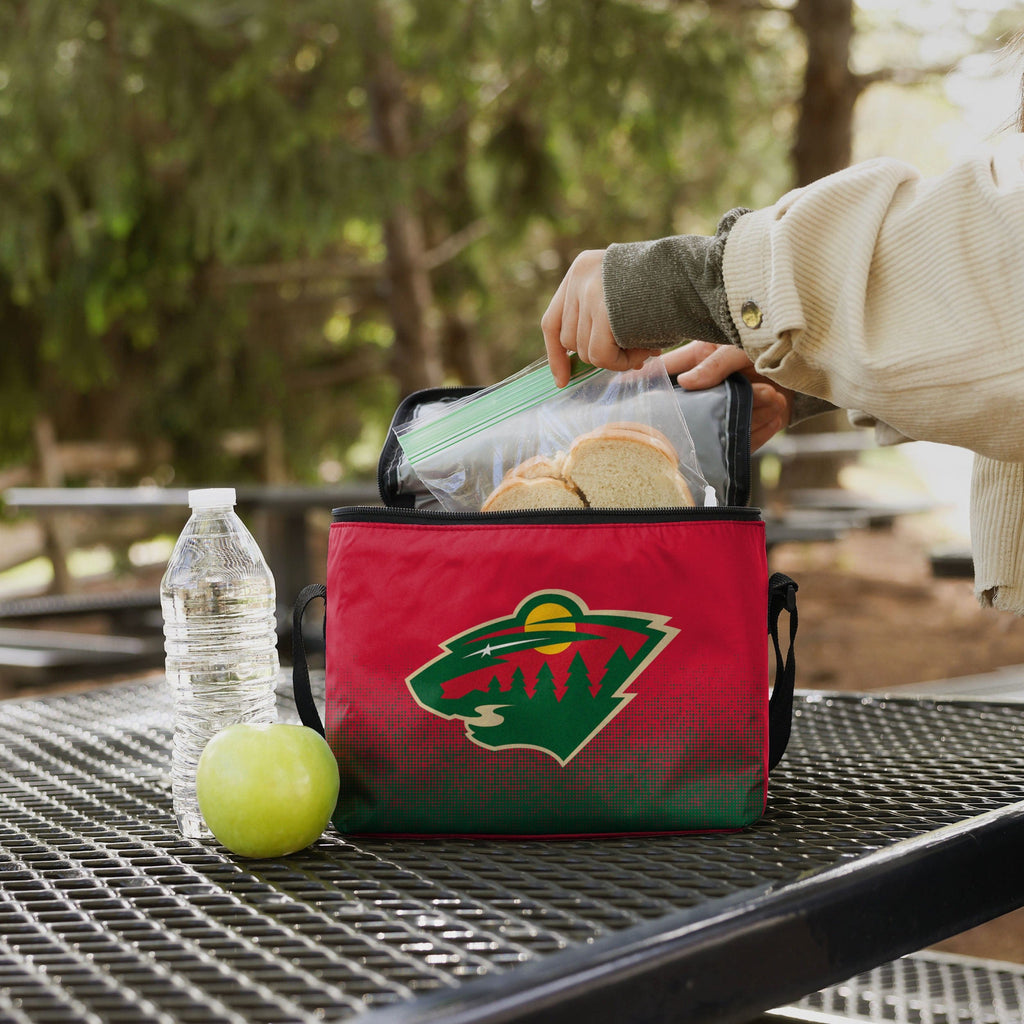 Minnesota Wild Big Logo Gradient 6 Pack Cooler FOCO