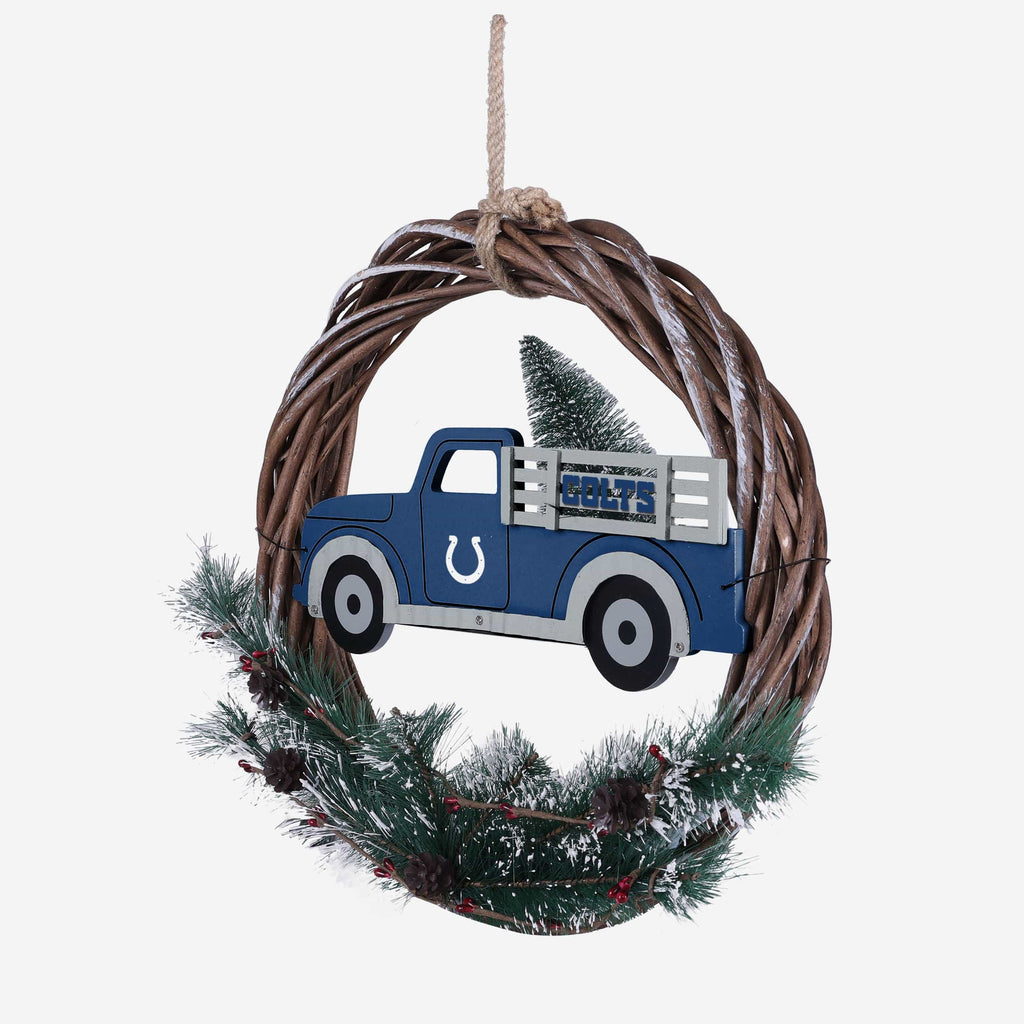Indianapolis Colts Wreath With Truck FOCO