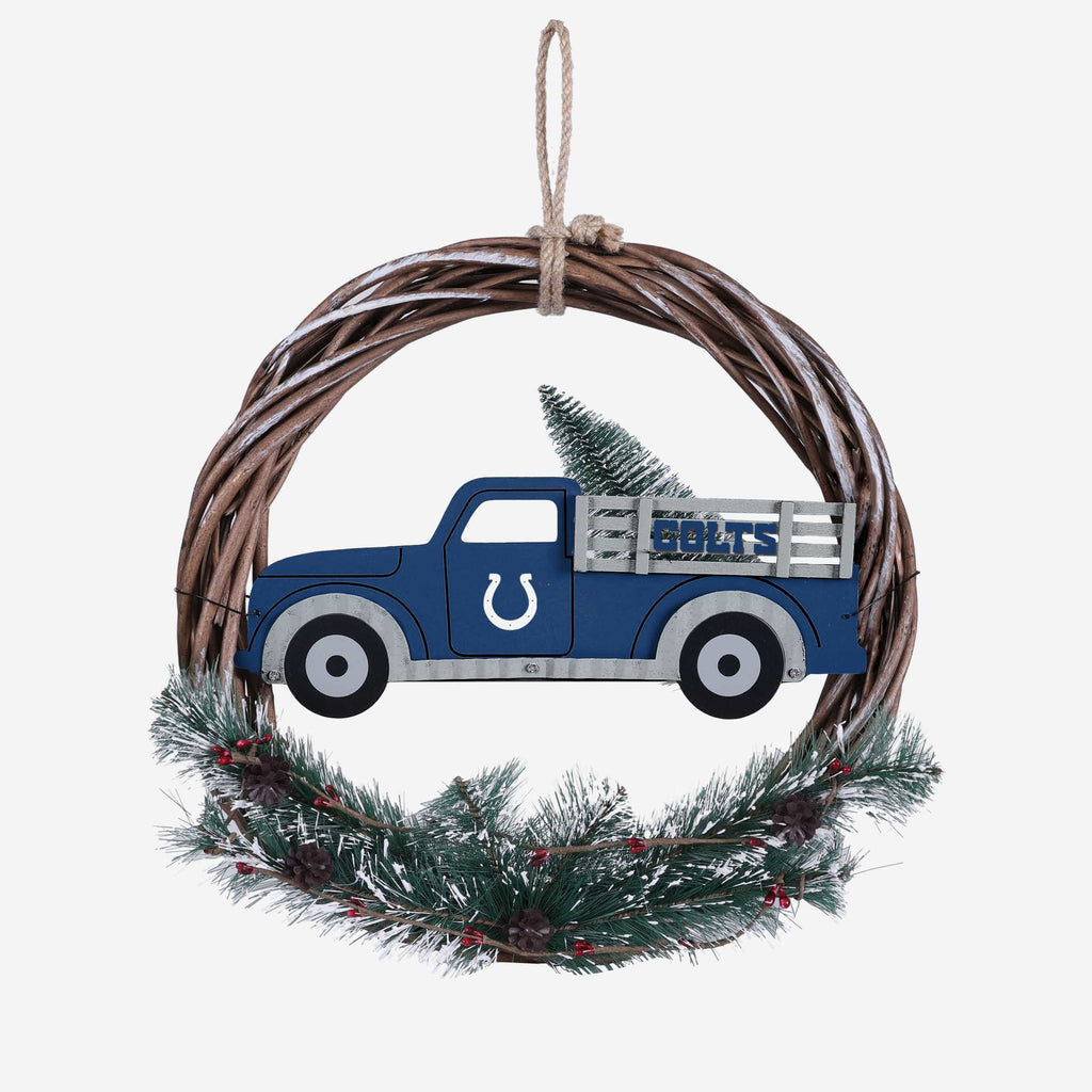 Indianapolis Colts Wreath With Truck FOCO