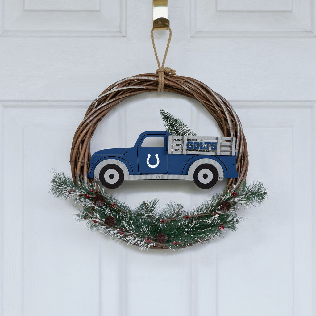 Indianapolis Colts Wreath With Truck FOCO