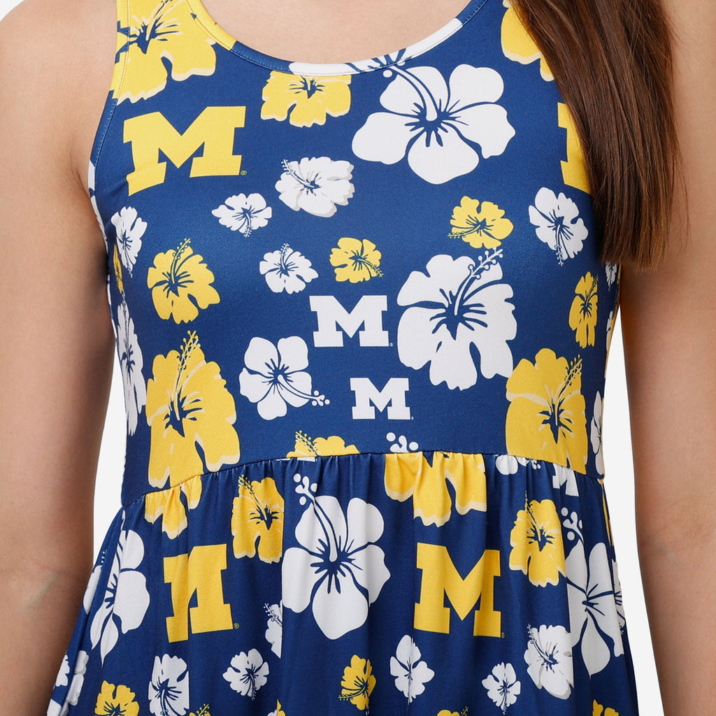 Michigan Wolverines Womens Fan Favorite Floral Sundress FOCO