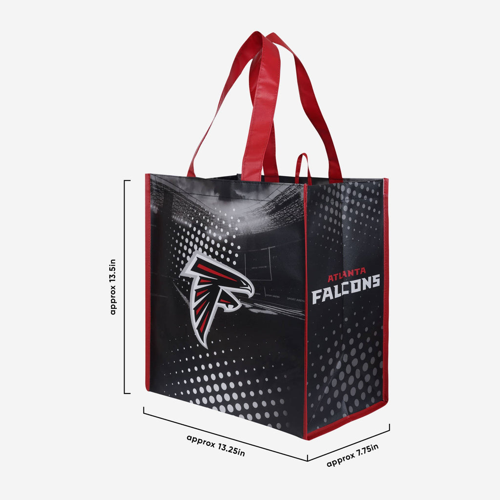 Atlanta Falcons 4 Pack Reusable Shopping Bag FOCO