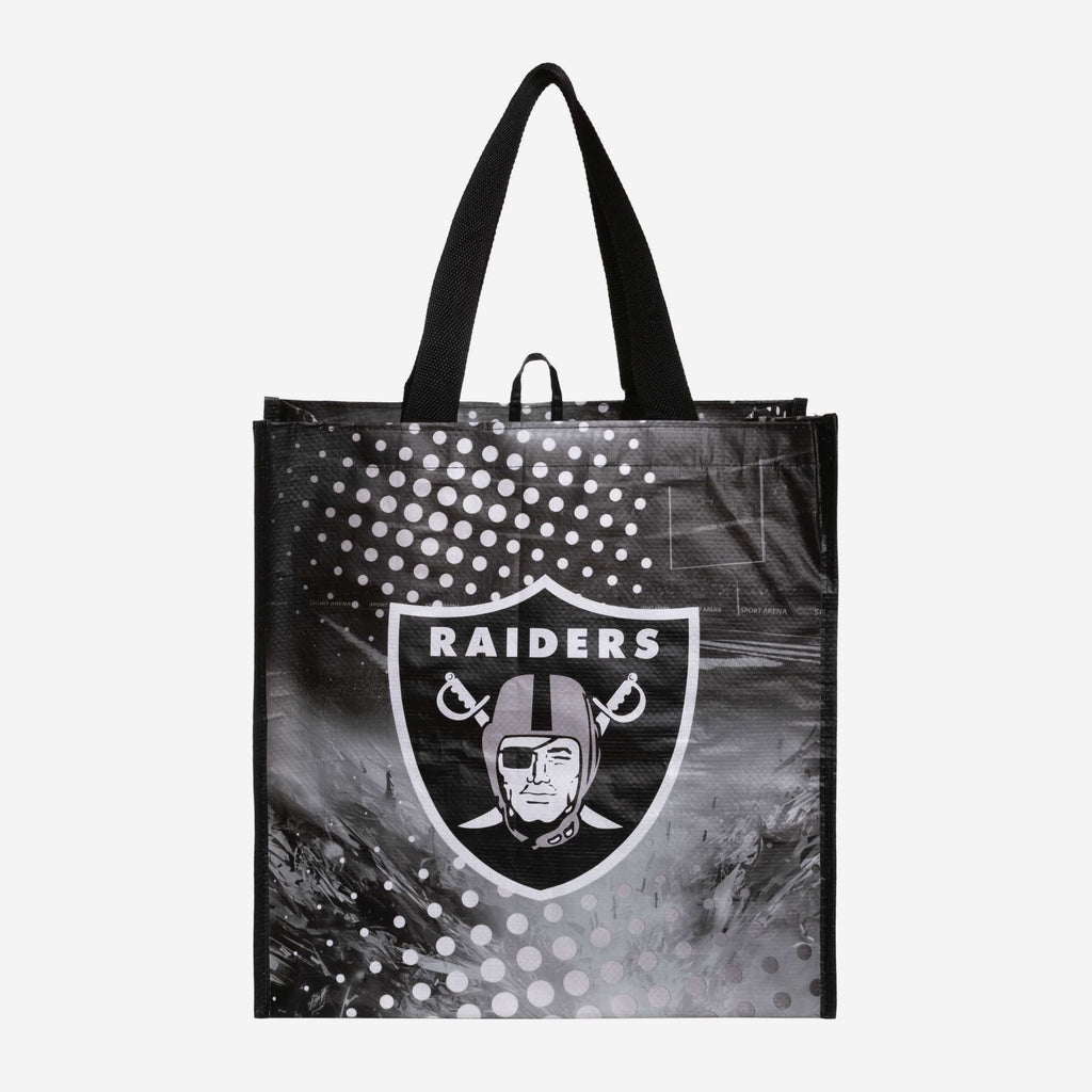 Las Vegas Raiders 4 Pack Reusable Shopping Bags FOCO