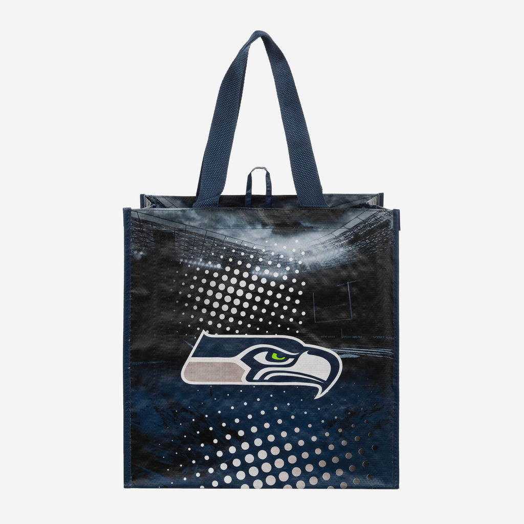 Seattle Seahawks 4 Pack Reusable Shopping Bags FOCO