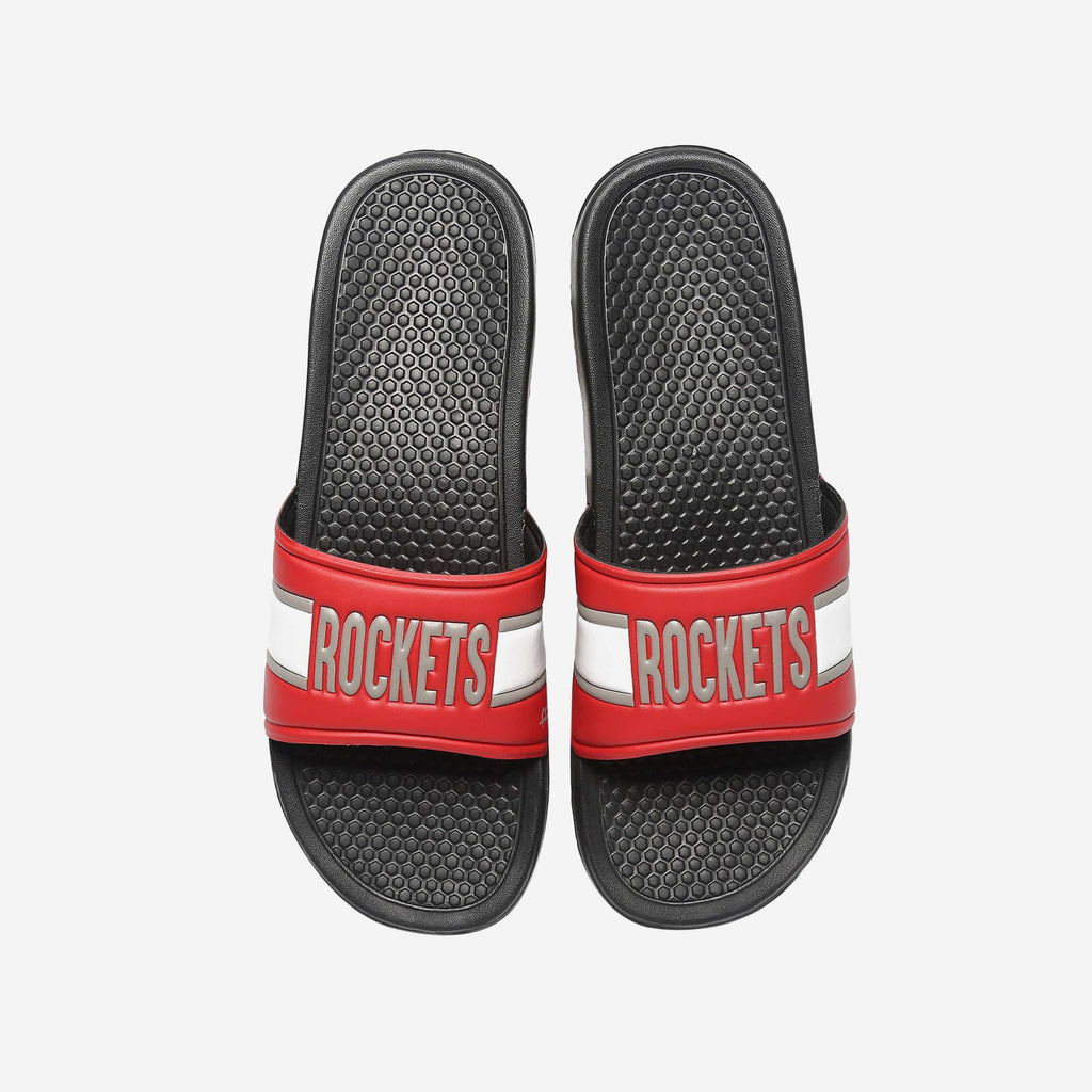 Houston Rockets Raised Wordmark Slide FOCO