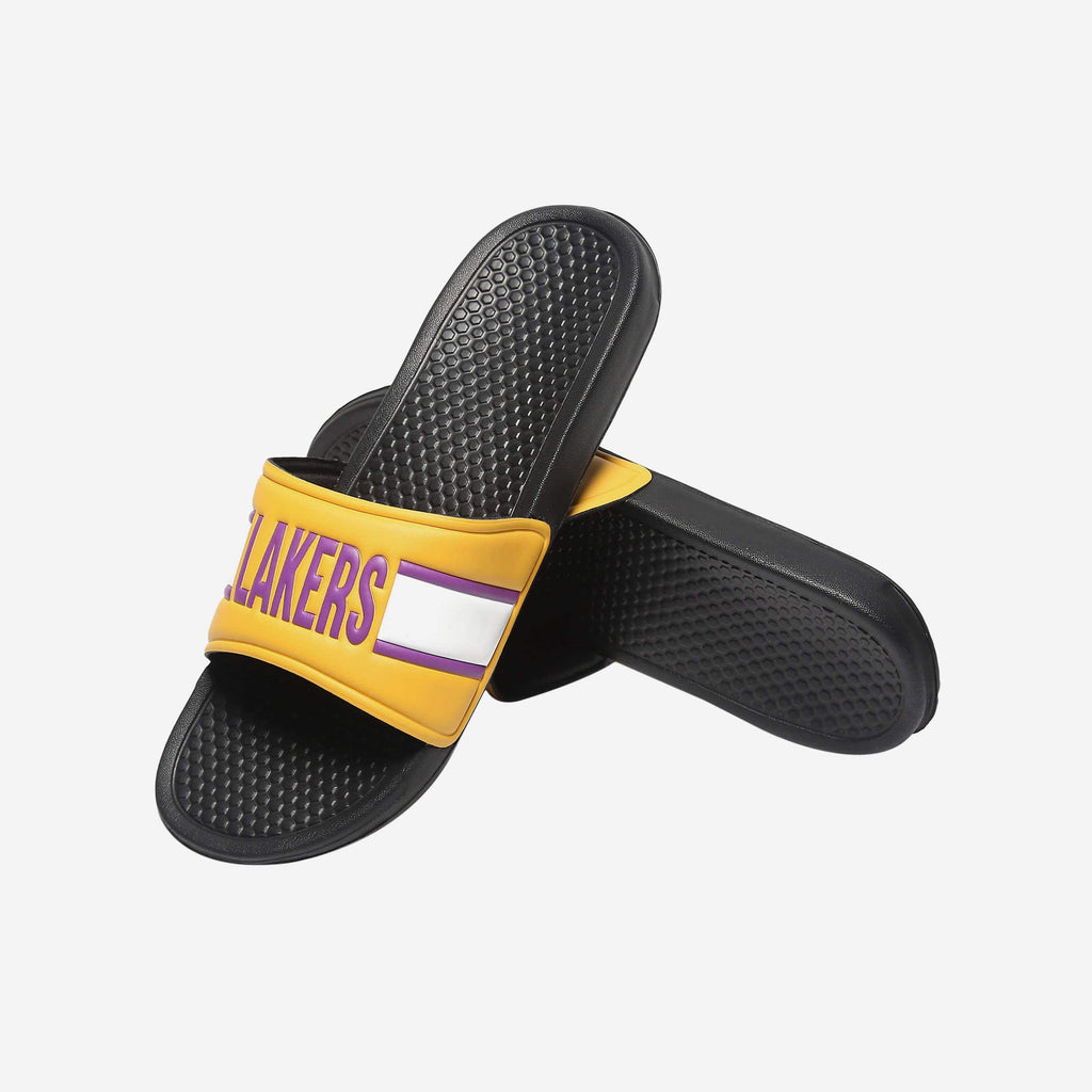Los Angeles Lakers Raised Wordmark Slide FOCO