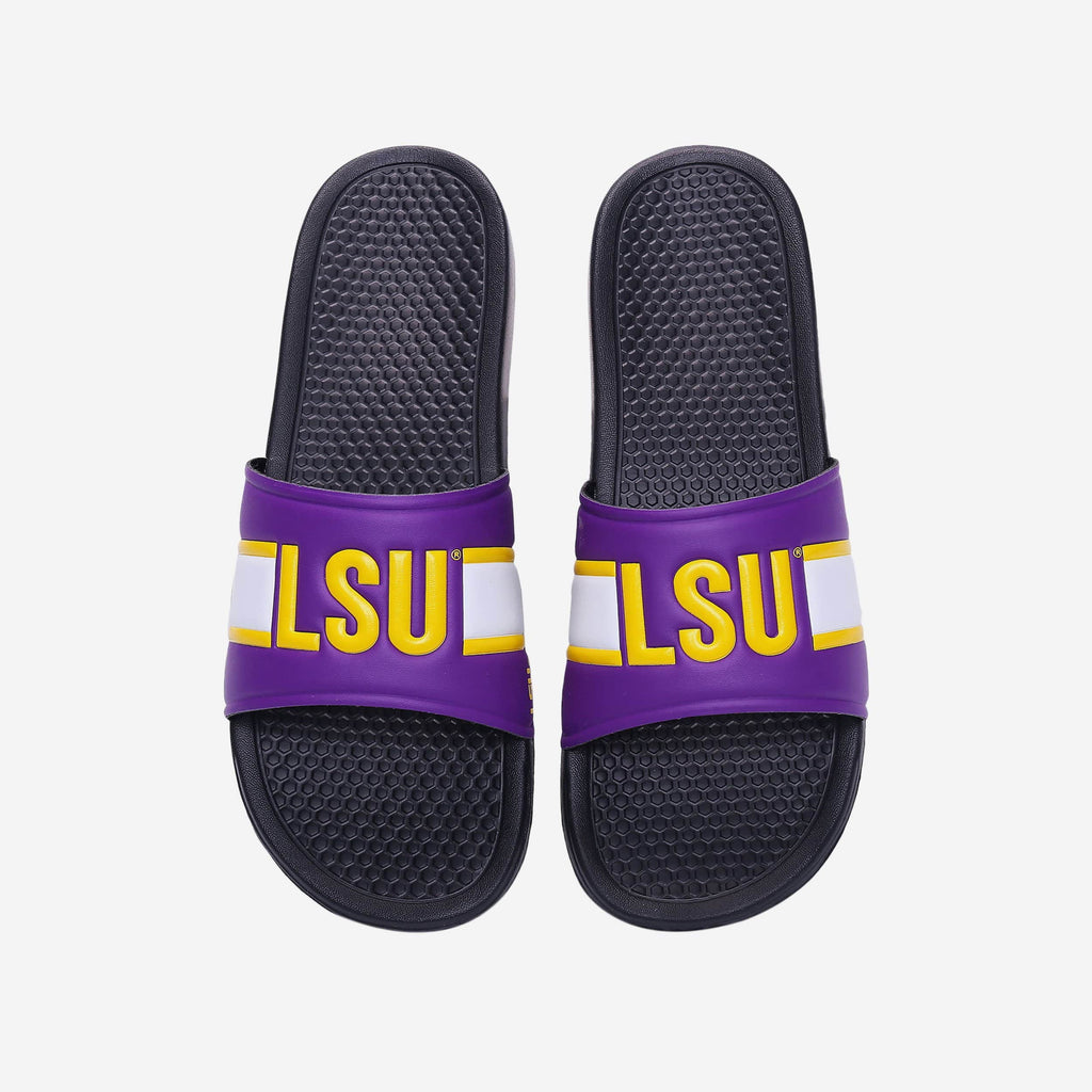 LSU Tigers Raised Wordmark Slide FOCO