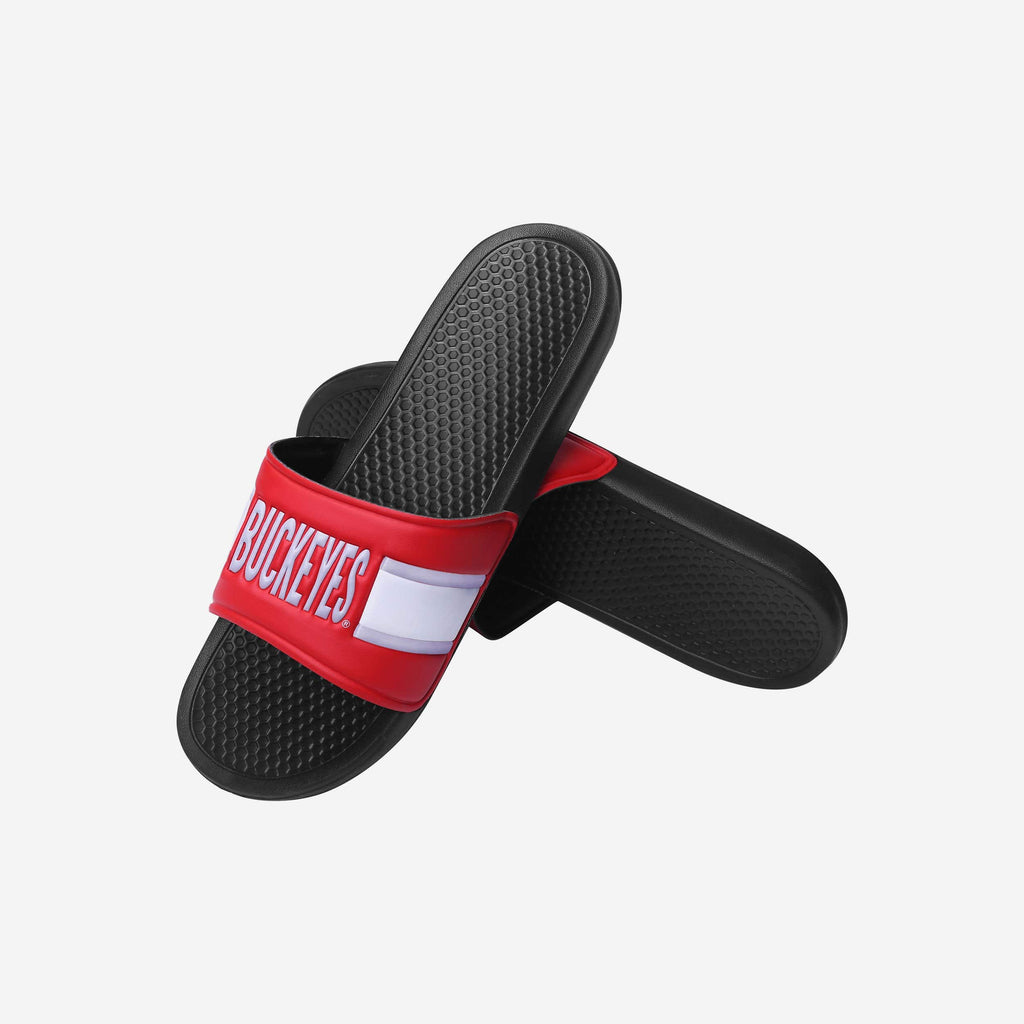 Ohio State Buckeyes Raised Wordmark Slide FOCO