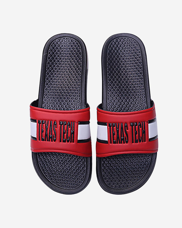 Texas Tech Red Raiders Raised Wordmark Slide FOCO