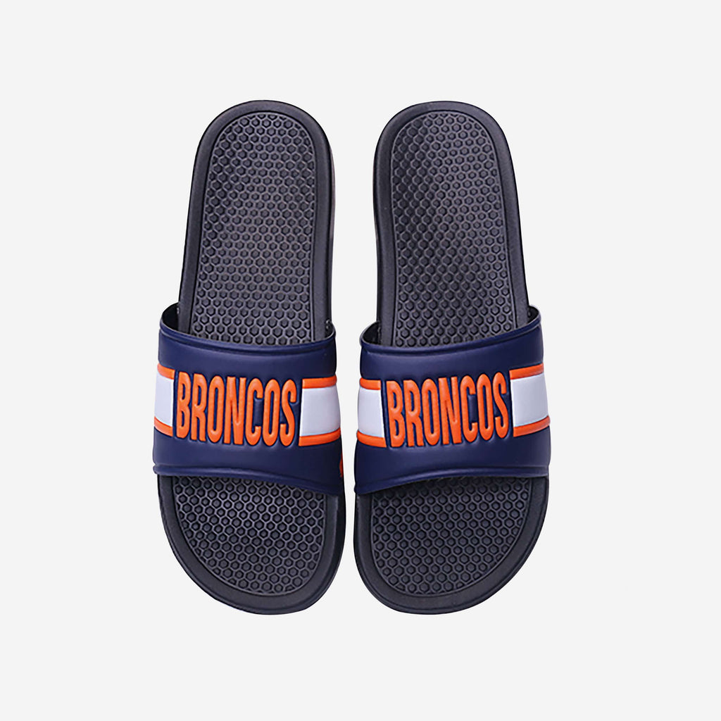 Denver Broncos Raised Wordmark Slide FOCO