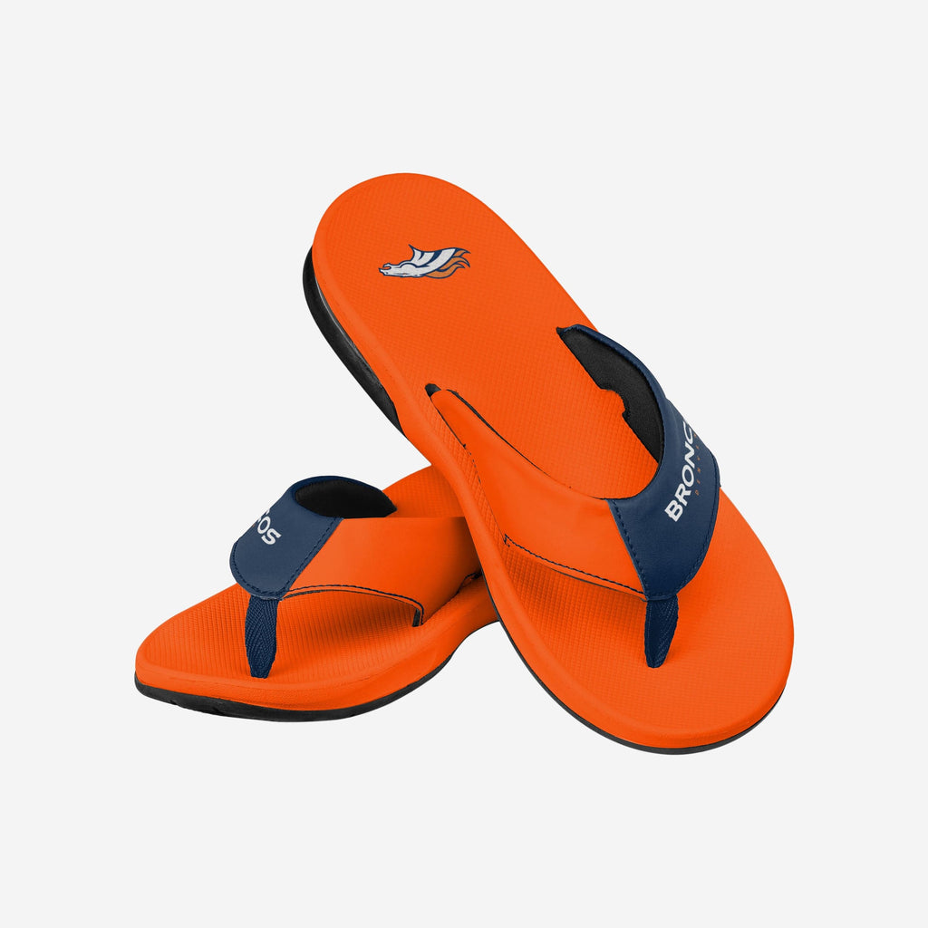 Denver Broncos Team Color Contour Flip Flop FOCO
