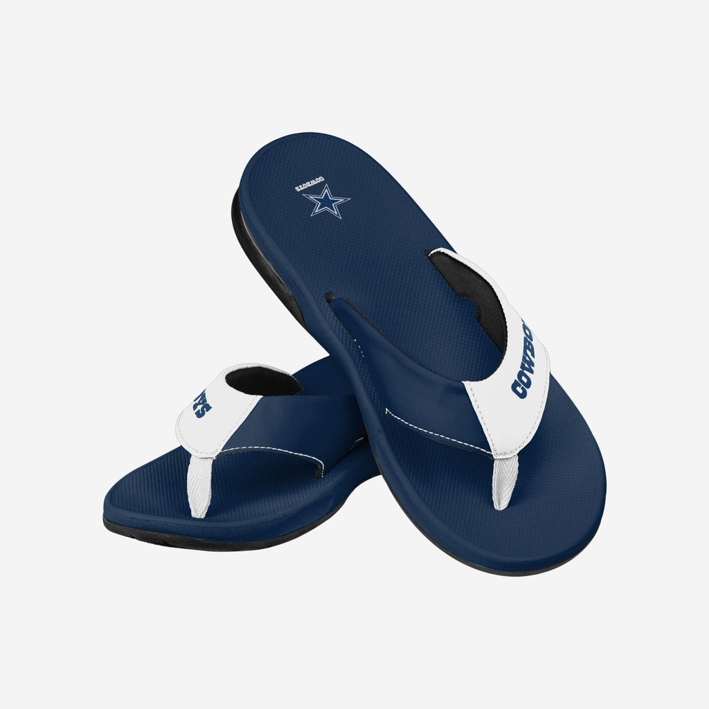 Dallas Cowboys Team Color Contour Flip Flop FOCO