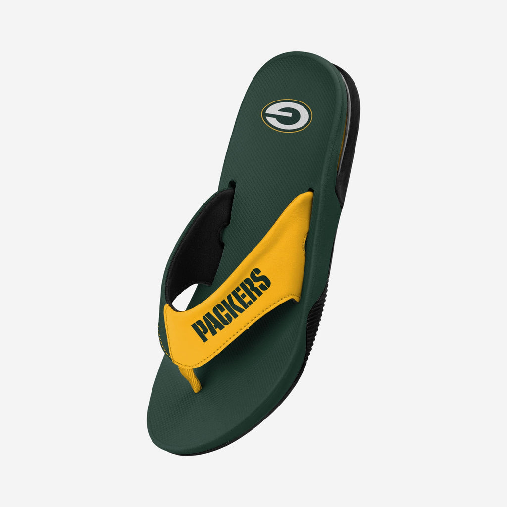 Green Bay Packers Team Color Contour Flip Flop FOCO