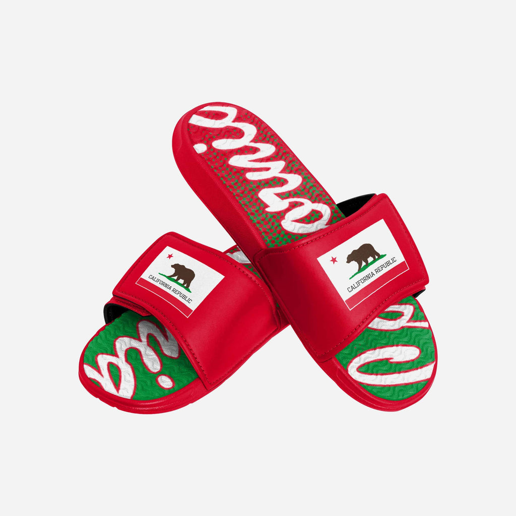 California Flag Gradient Wordmark Gel Slide FOCO