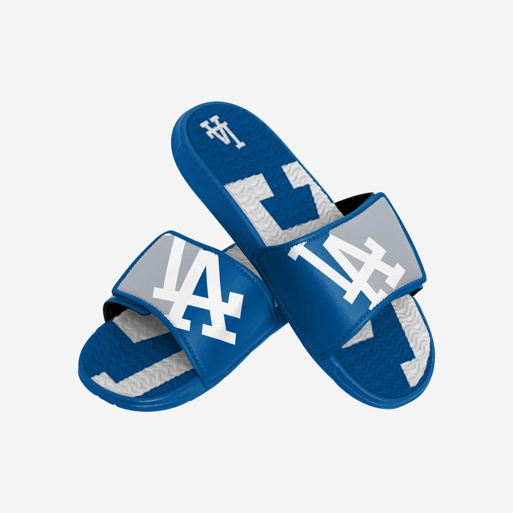 Los Angeles Dodgers Colorblock Big Logo Gel Slide FOCO