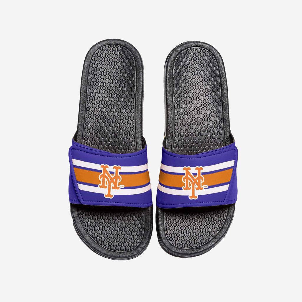 New York Mets Stripe Legacy Sport Slide FOCO