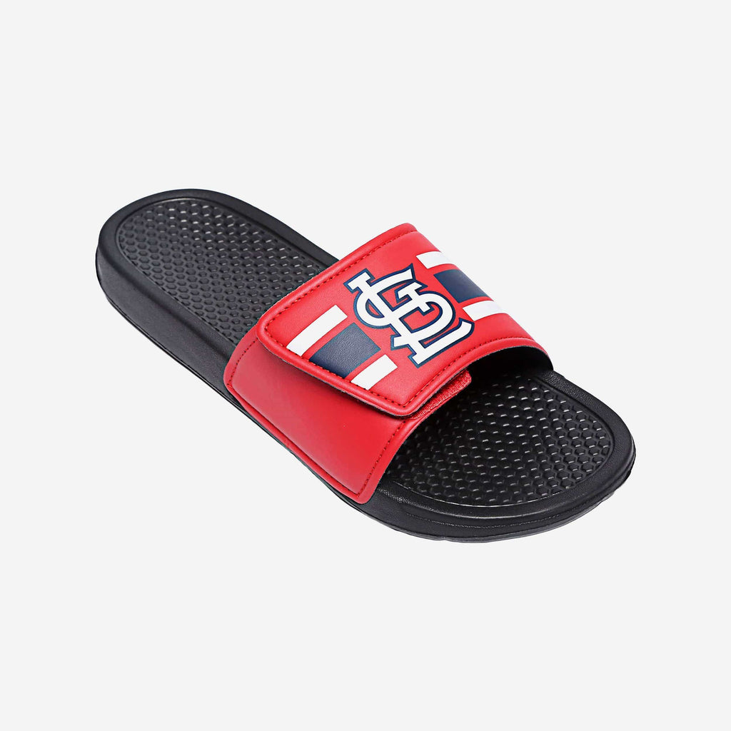 St Louis Cardinals Stripe Legacy Sport Slide FOCO