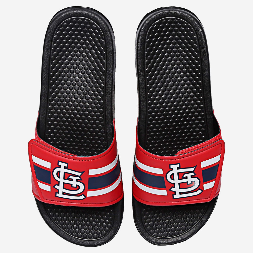 St Louis Cardinals Stripe Legacy Sport Slide FOCO