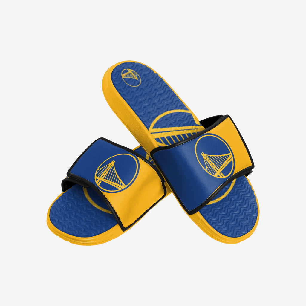 Golden State Warriors Colorblock Big Logo Gel Slide FOCO