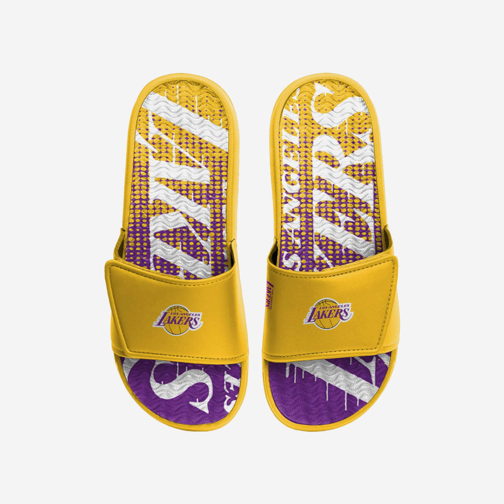 Los Angeles Lakers Gradient Wordmark Gel Slide FOCO