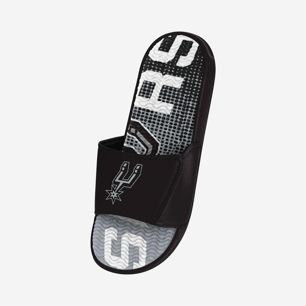 San Antonio Spurs Gradient Wordmark Gel Slide FOCO