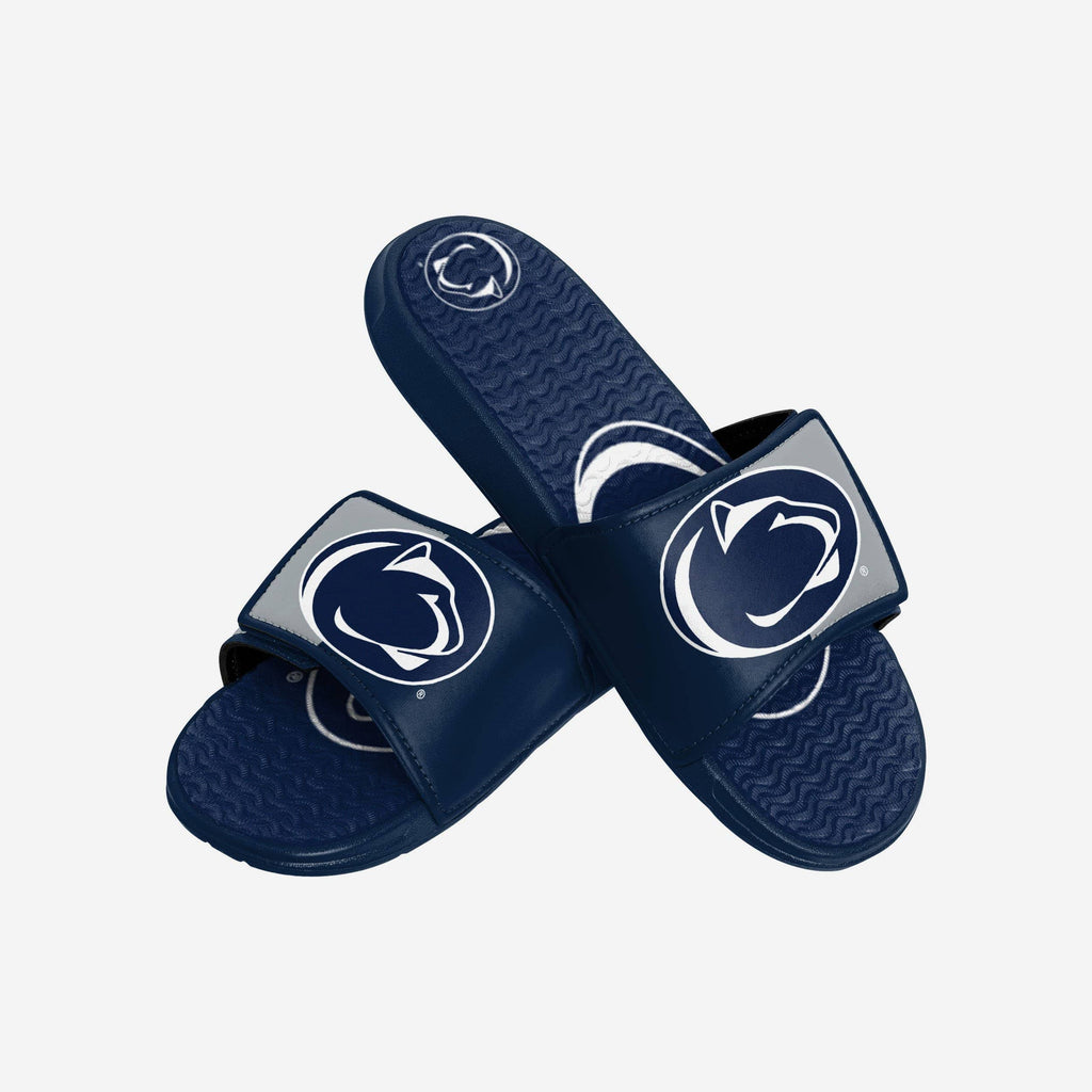Penn State Nittany Lions Colorblock Big Logo Gel Slide FOCO