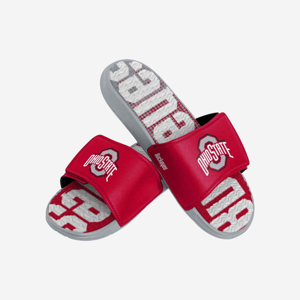 Ohio State Buckeyes Gradient Wordmark Gel Slide FOCO