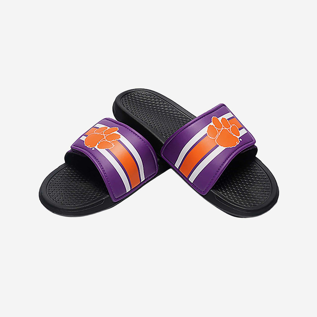 Clemson Tigers Stripe Legacy Sport Slide FOCO