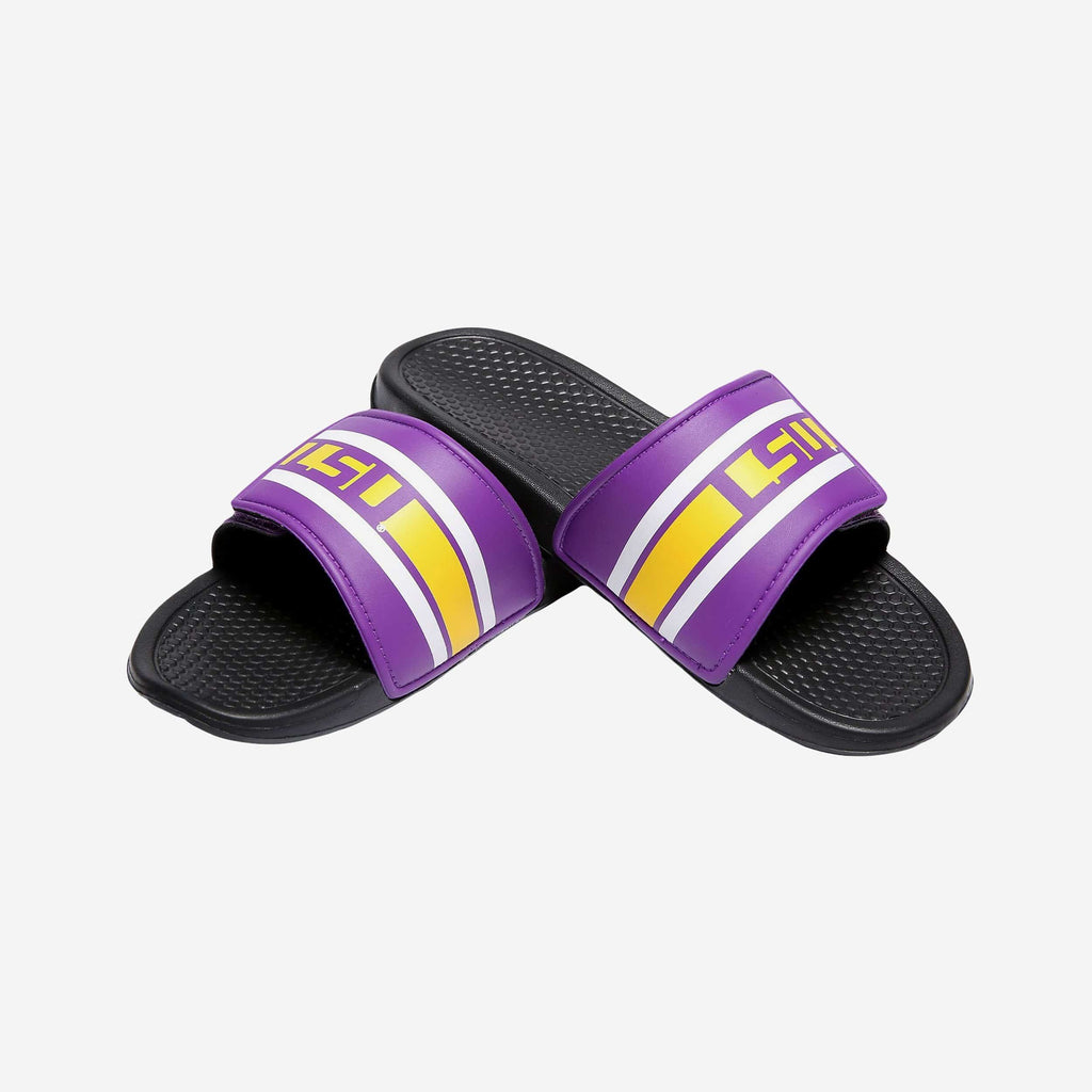 LSU Tigers Stripe Legacy Sport Slide FOCO