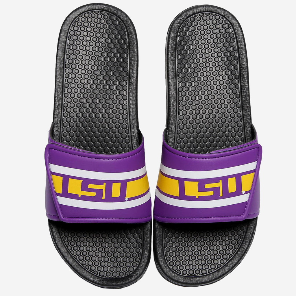 LSU Tigers Stripe Legacy Sport Slide FOCO